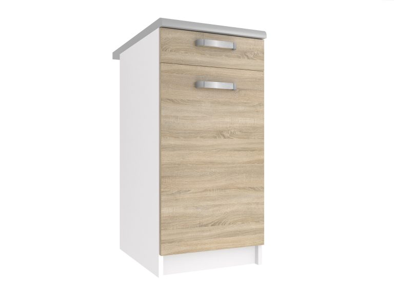 Mobile da cucina Belini inferiore con cassetti 40 cm rovere sonoma ...